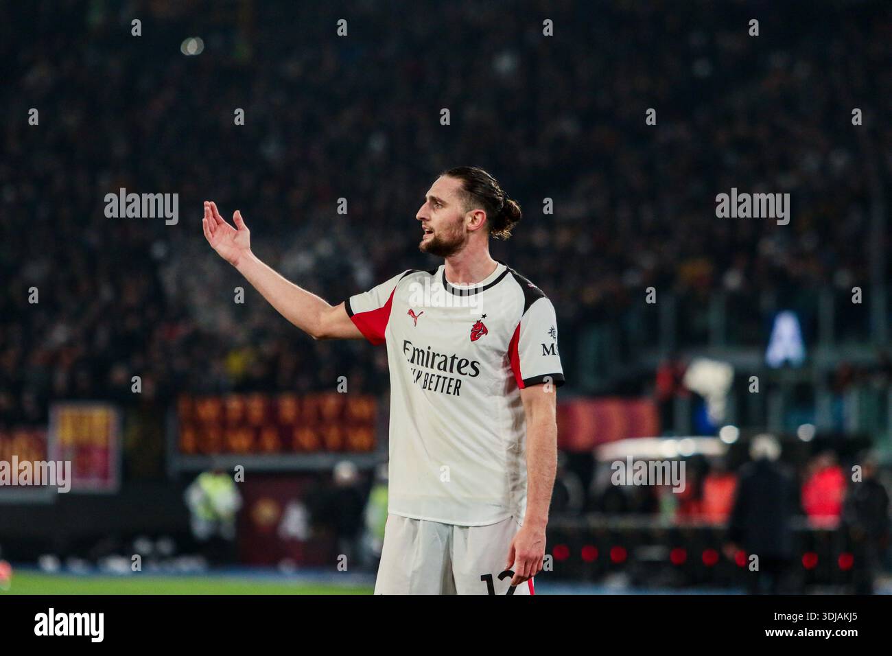 Adrien Rabiot of AC Milan during AS Roma vs AC Milan, Italian soccer ...