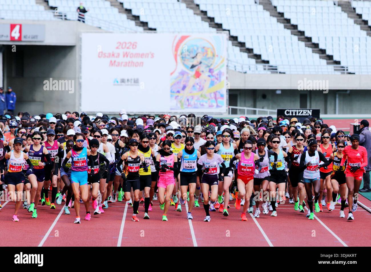 General view, JANUARY 25, 2026 - Marathon : Osaka Women's Marathon 2026 ...