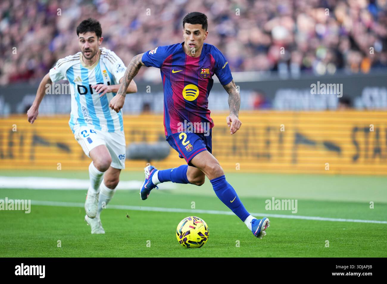 Joao Cancelo of FC Barcelona during the La Liga EA Sports match between ...