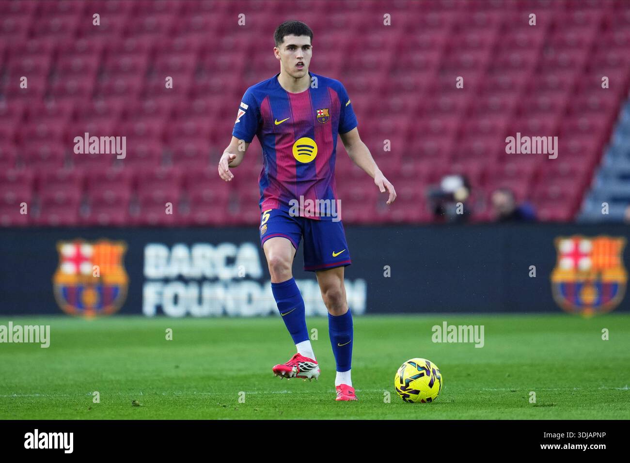 Pau Cubarsi of FC Barcelona during the La Liga EA Sports match between ...
