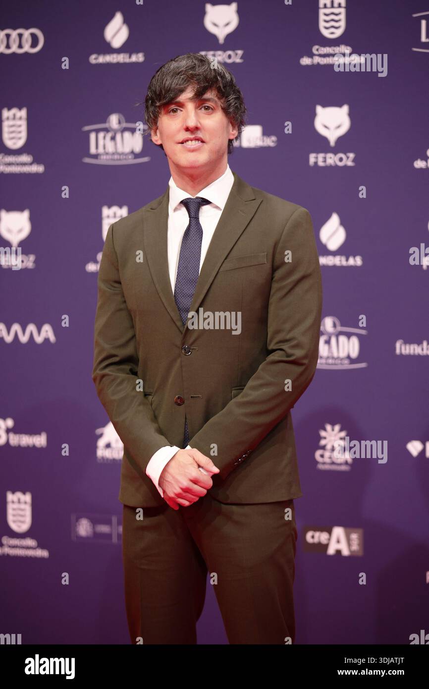 Diego San José attends the red carpet of the Feroz Awards 2026 at the ...