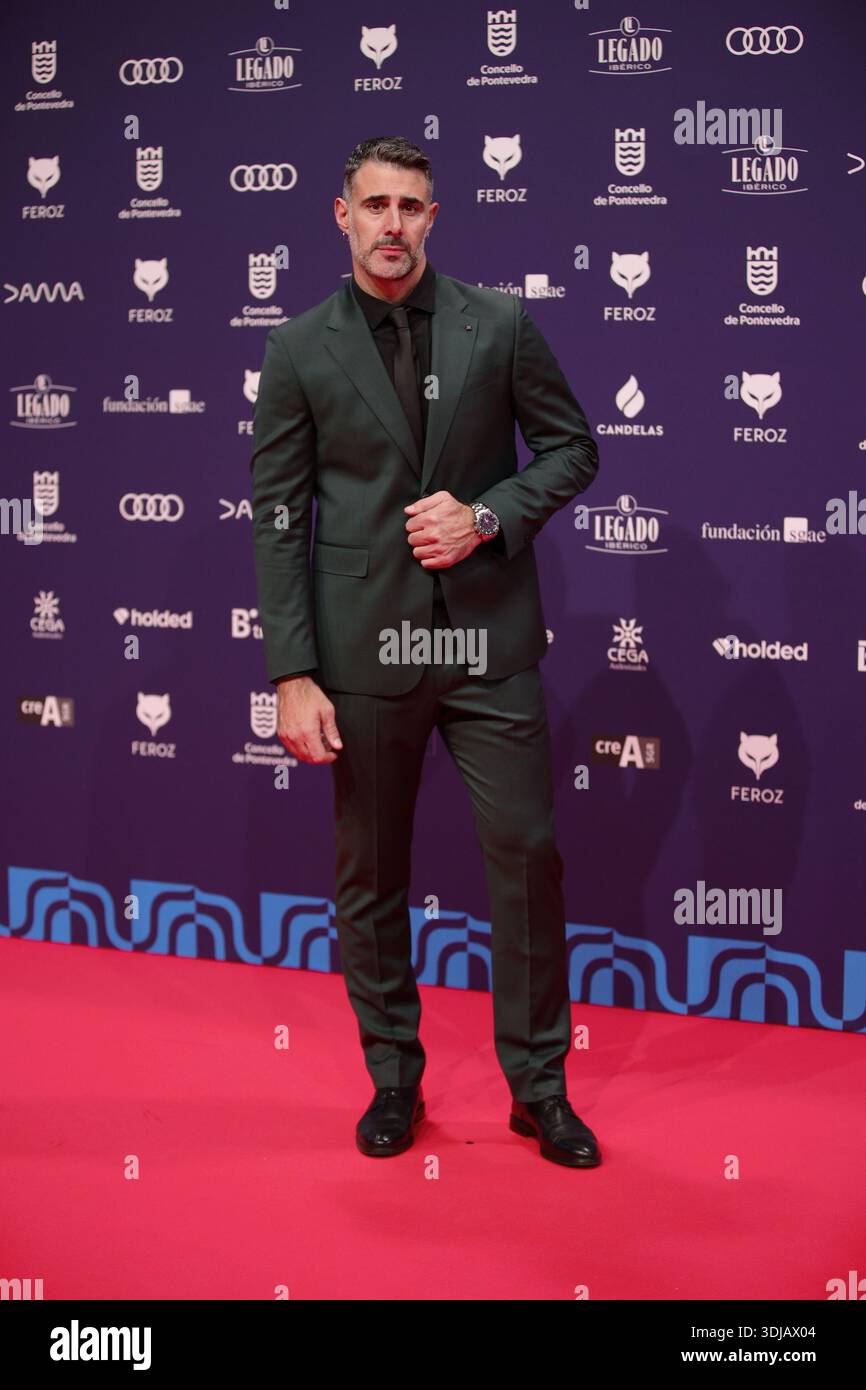 David Amor attends the red carpet of the Feroz Awards 2026 at the ...