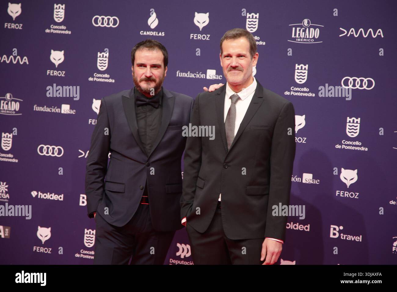 Aitor Arregi and José Mari Goenaga attend the red carpet of the Feroz ...