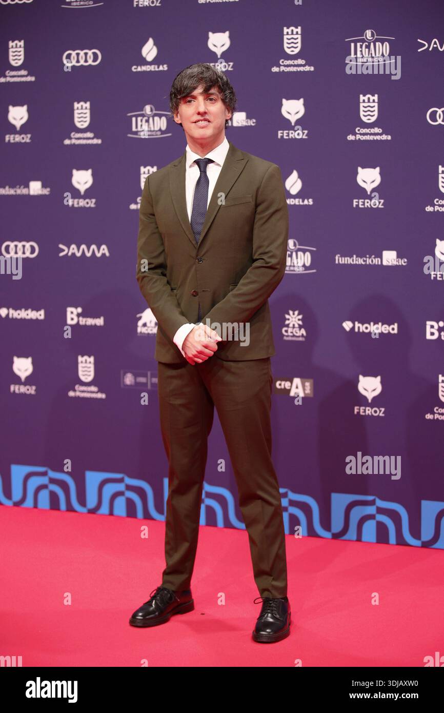 Diego San José attends the red carpet of the Feroz Awards 2026 at the ...