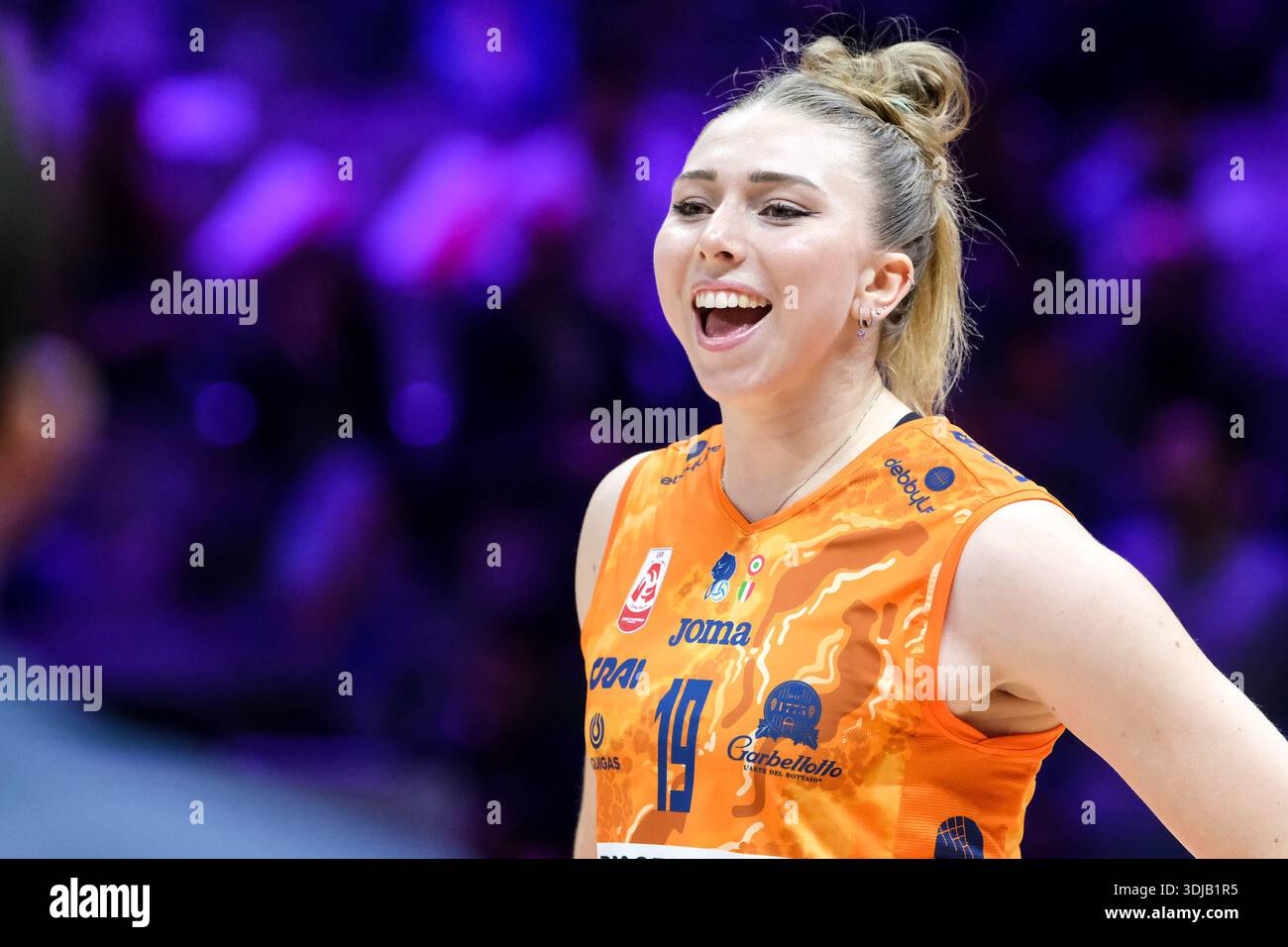 Sarah Fahr seen during the Coppa Italia A1 Frecciarossa 2025-2026 match ...