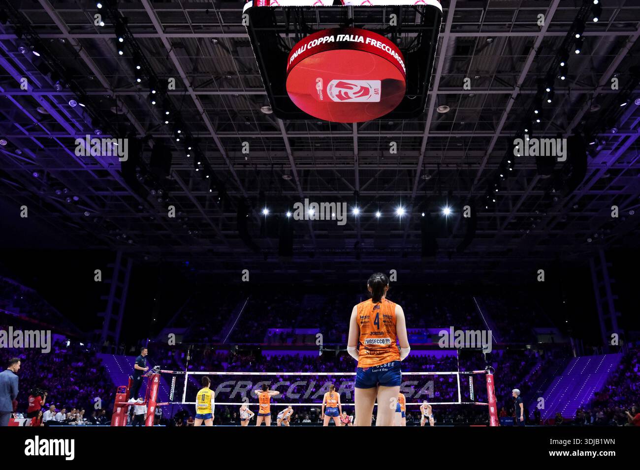 Ting Zhu seen during the Coppa Italia A1 Frecciarossa 2025-2026 match ...