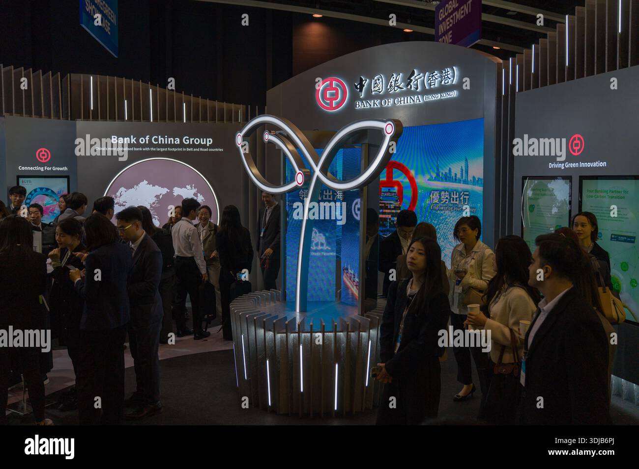 A general view showing the Bank of China Booth at the Asia Financial ...