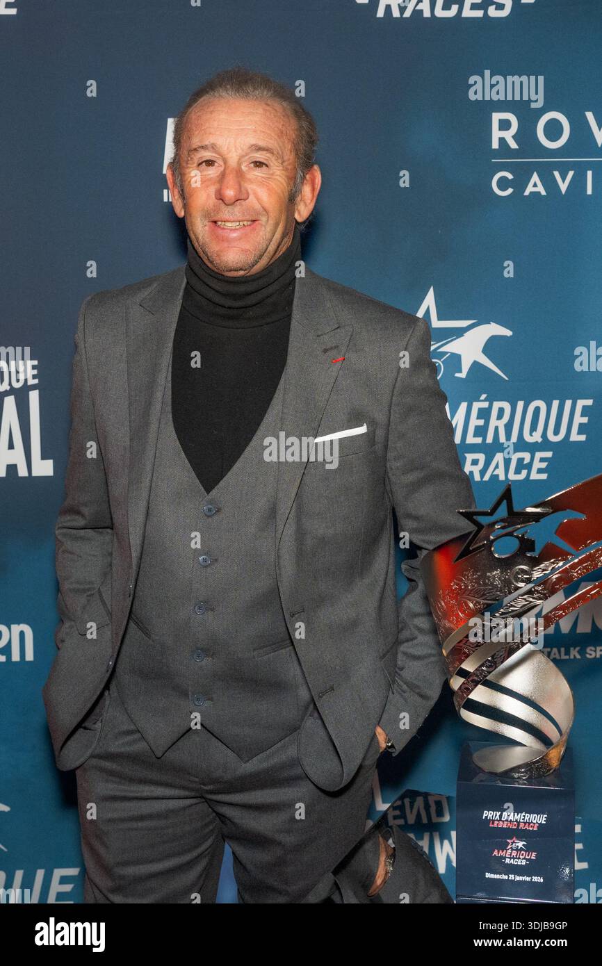 Vincennes, France. 25th Jan, 2026. Philippe Rozier attends the 2026 ...