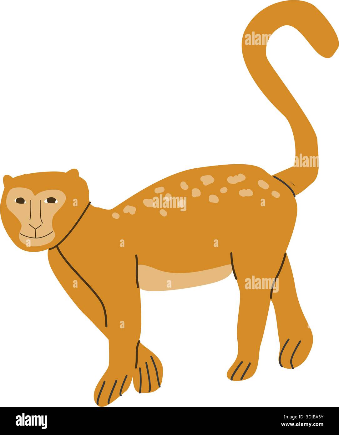 Macaques macaca Stock Vector Images - Alamy