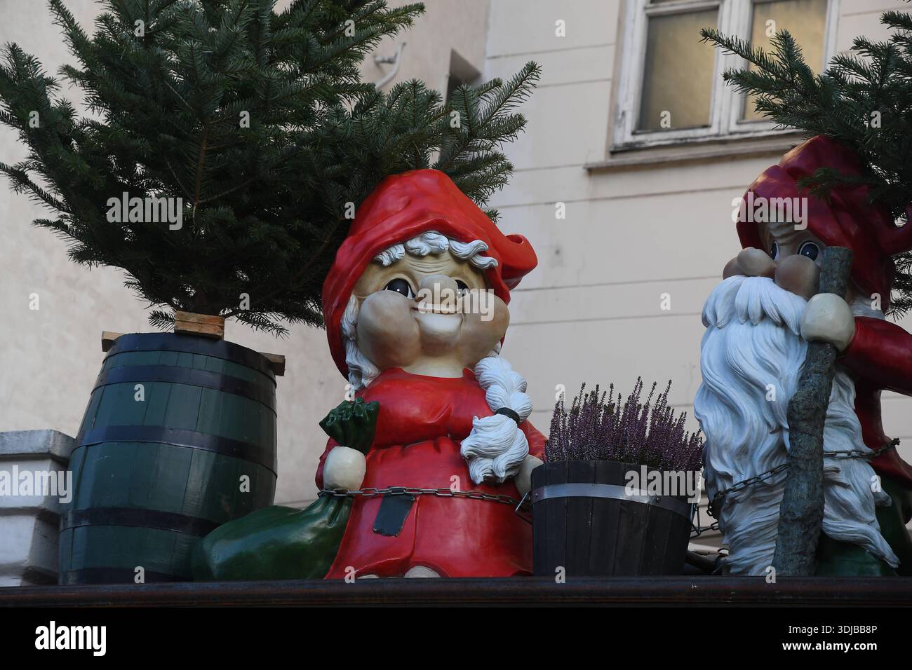 Copenhagen /Denmark/ 18.December 2019/Christmas markets on Nyhavn canal ...