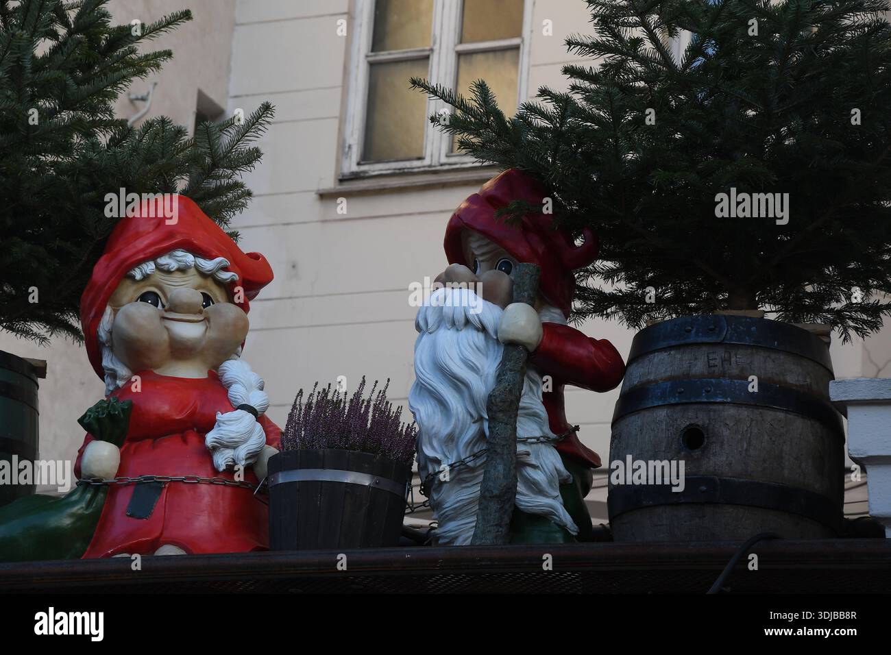 Copenhagen /Denmark/ 18.December 2019/Christmas markets on Nyhavn canal ...