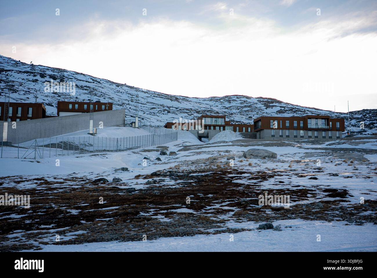 Greenland's prison, near the airport in Nuuk, Greenland. Picture date ...