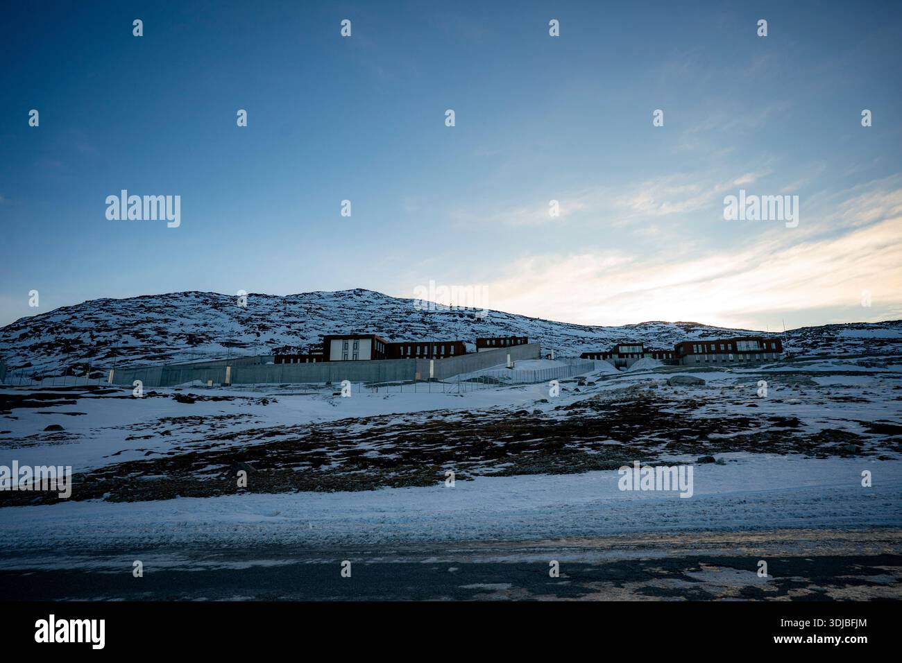 Greenland's prison, near the airport in Nuuk, Greenland. Picture date ...