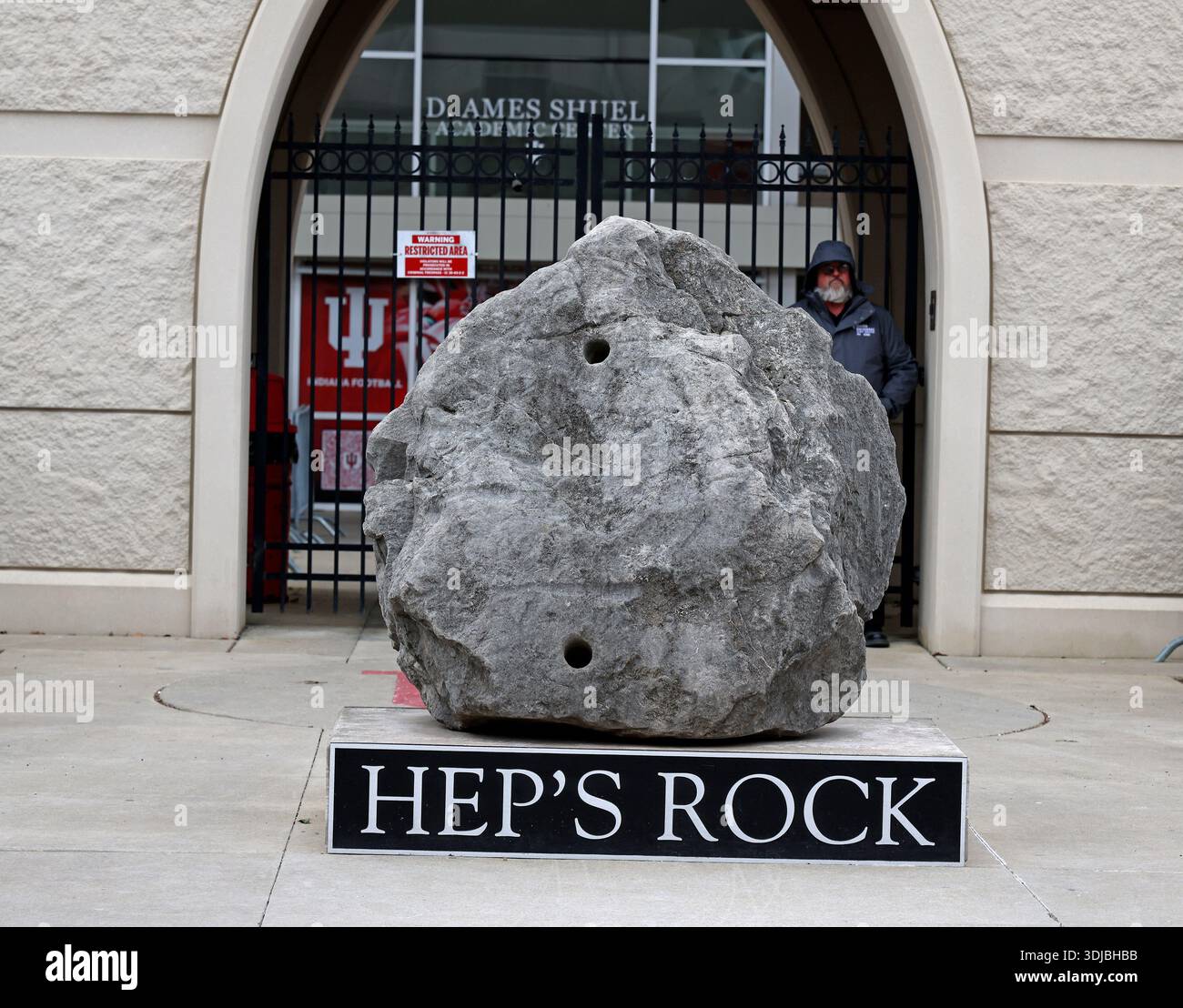 BLOOMINGTON, IN - JANUARY 24: A general view of Hep's Rock before the ...