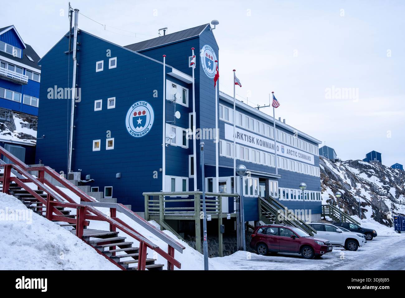 Nuuk, Greenland 20260124. The Arctic Command office in Nuuk, Greenland ...