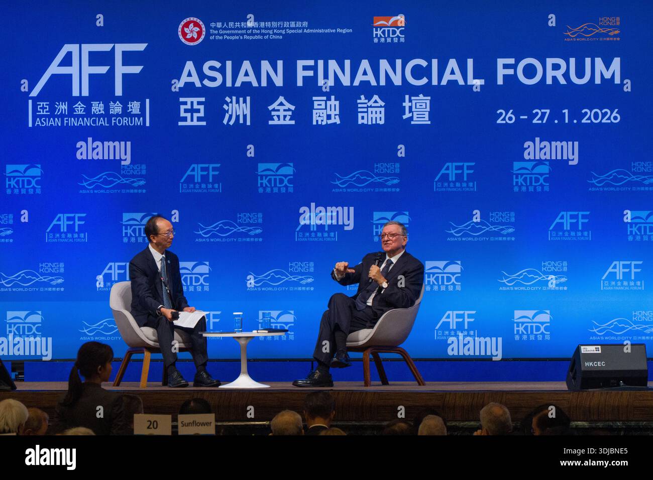Hong Kong. 26th Jan, 2026. Chairman of Nan Fung Group, Antony Leung Kam ...