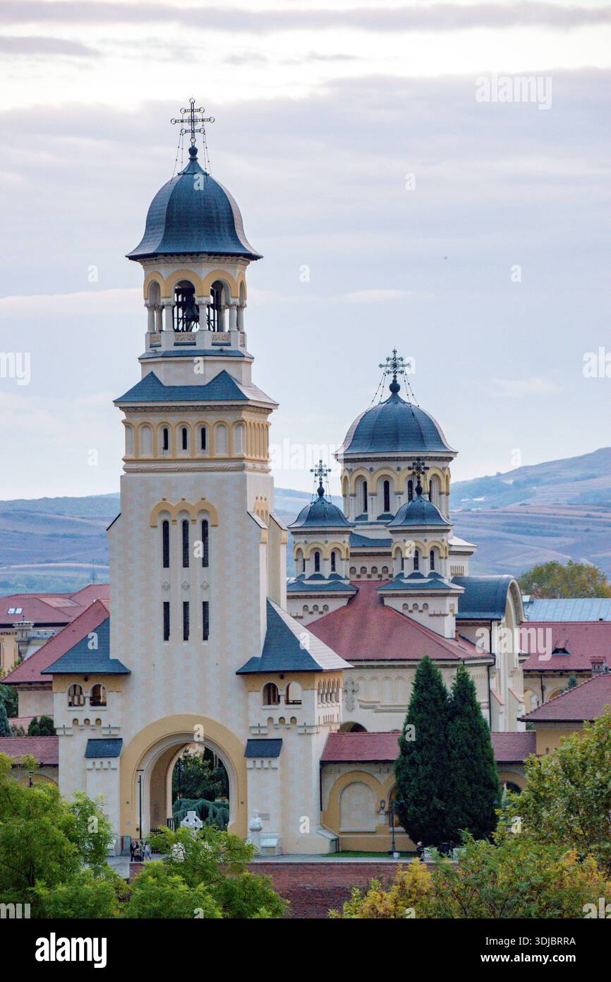 The Coronation Cathedral (or Reunification Cathedral) in Alba Iulia is ...