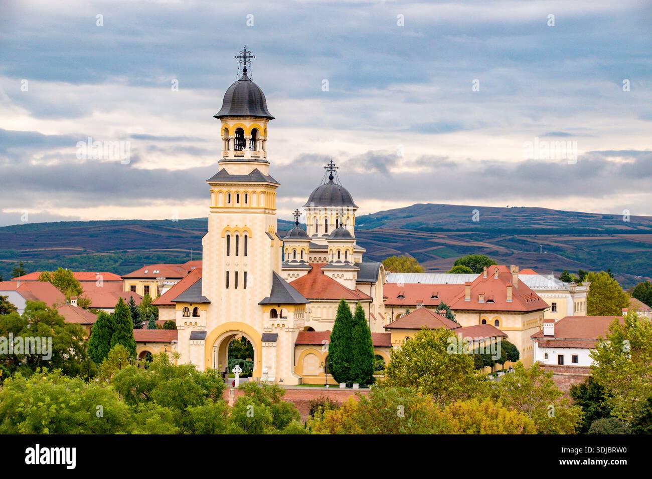 The Coronation Cathedral (or Reunification Cathedral) in Alba Iulia is ...