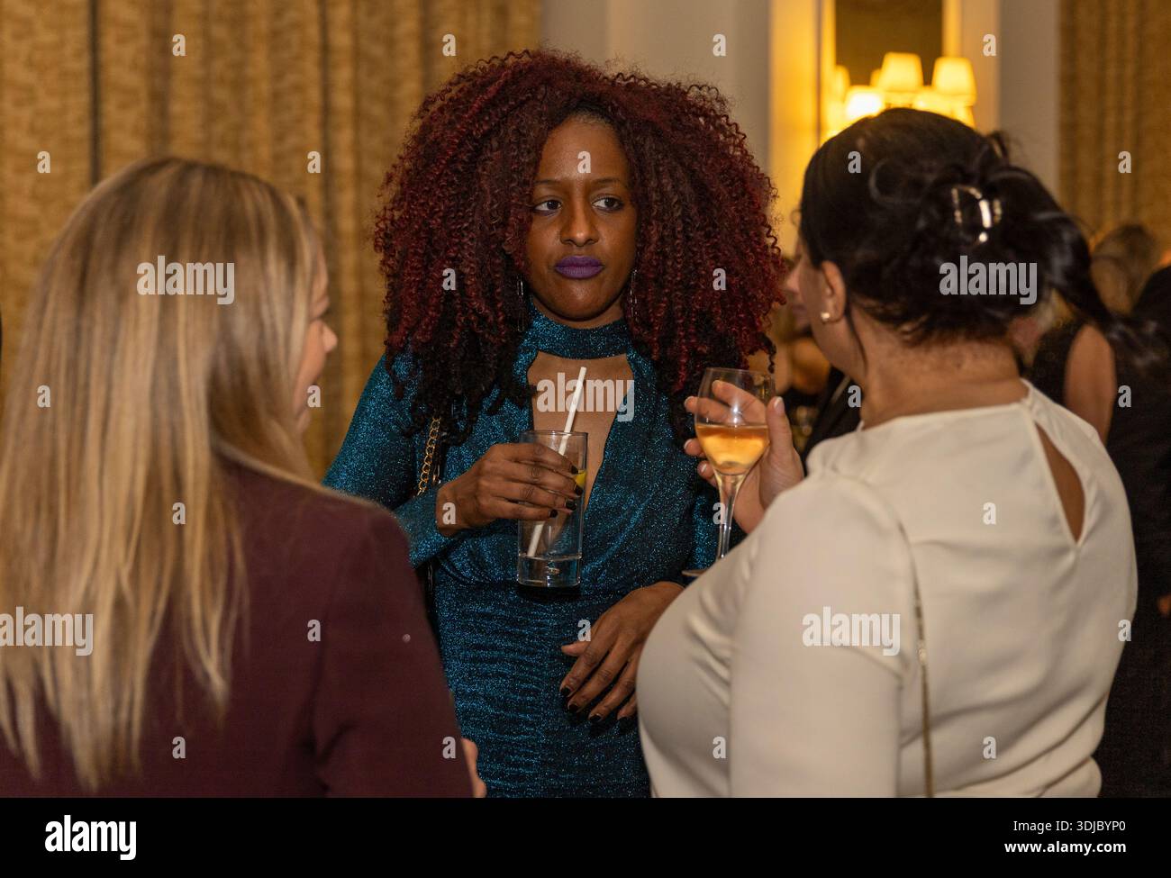 Guests during the VIP reception during FWA's Tribute Night at the ...