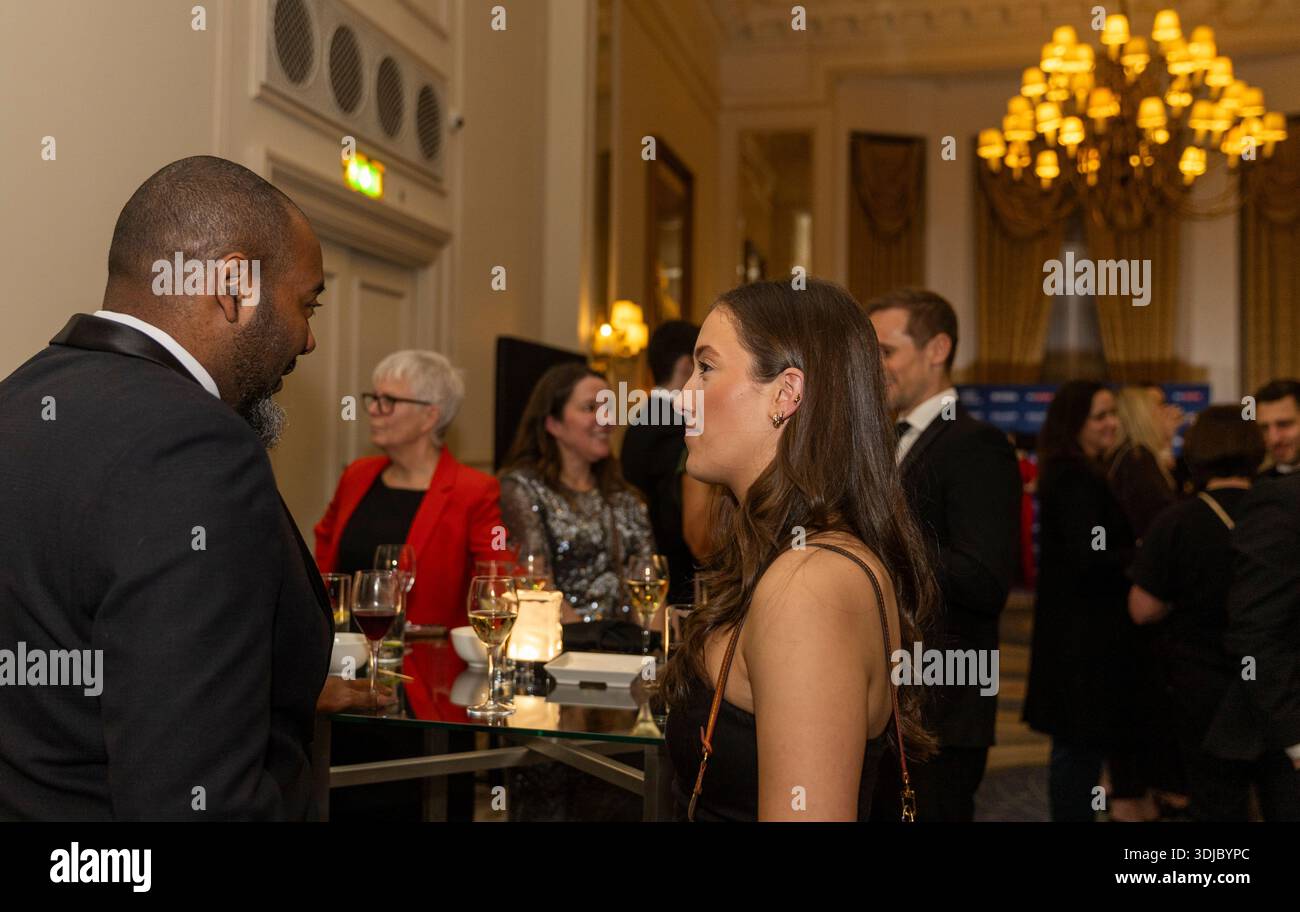 Guests during the VIP reception during FWA's Tribute Night at the ...