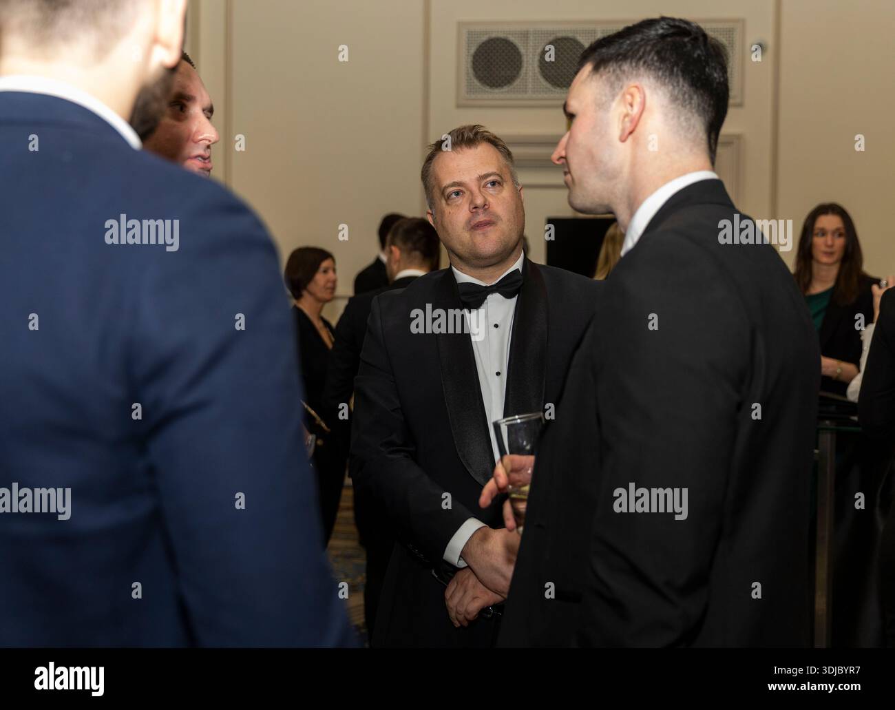 FIFA Director of Media Relations Bryan Swanson (centre) during the VIP ...
