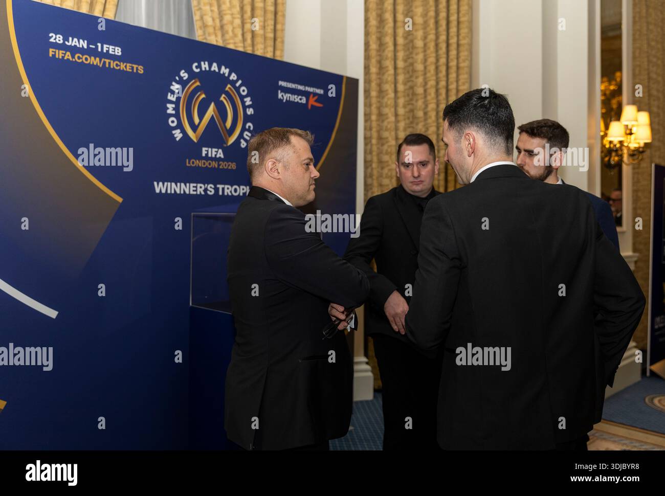 FIFA Director of Media Relations Bryan Swanson (left) during the VIP ...