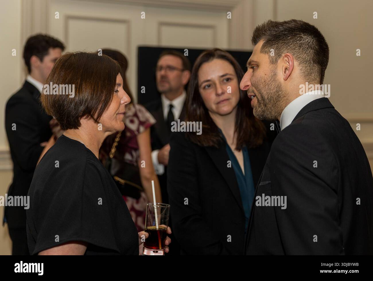 Guests during the VIP reception during FWA's Tribute Night at the ...