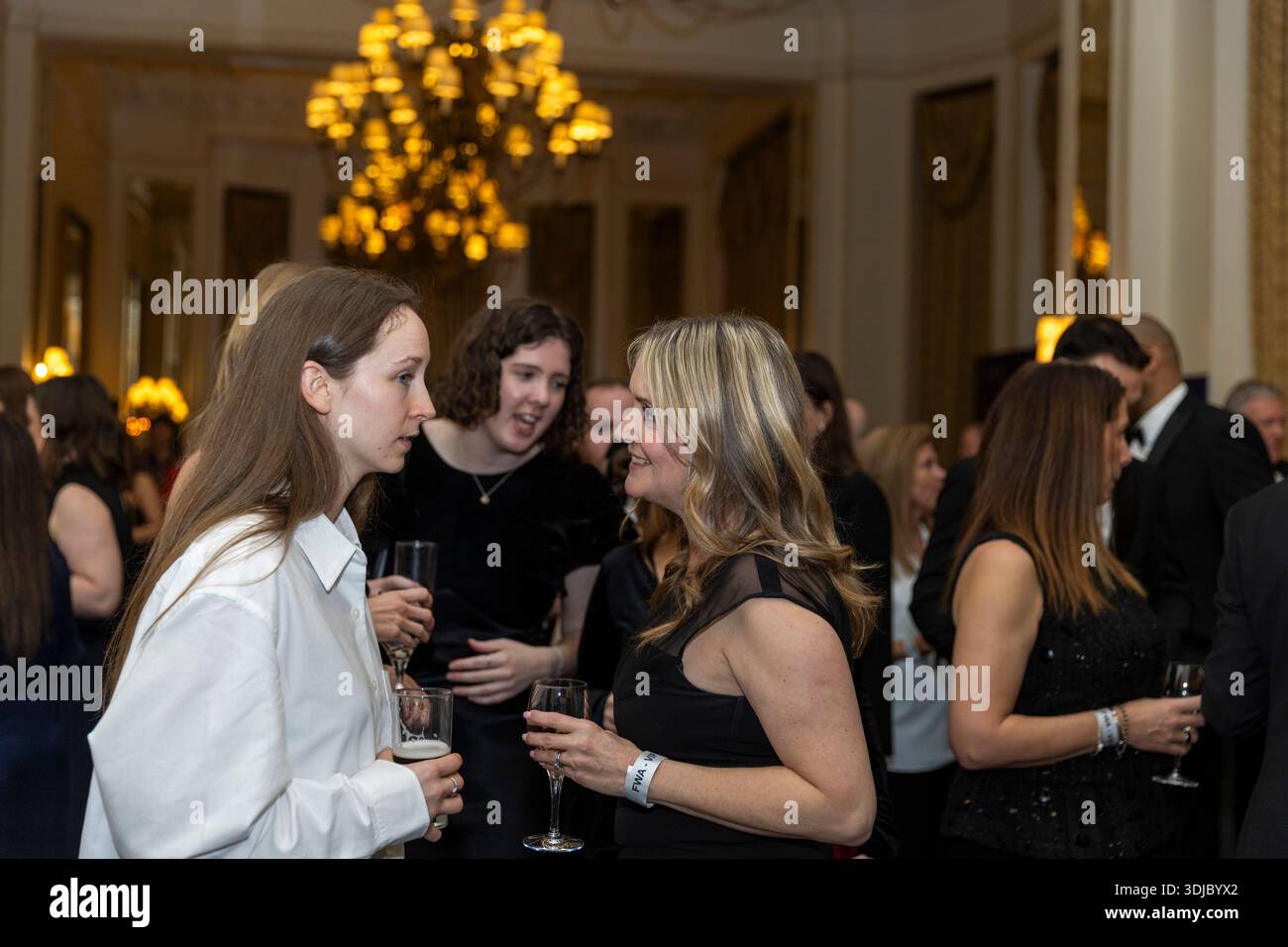 Guests during the VIP reception during FWA's Tribute Night at the ...