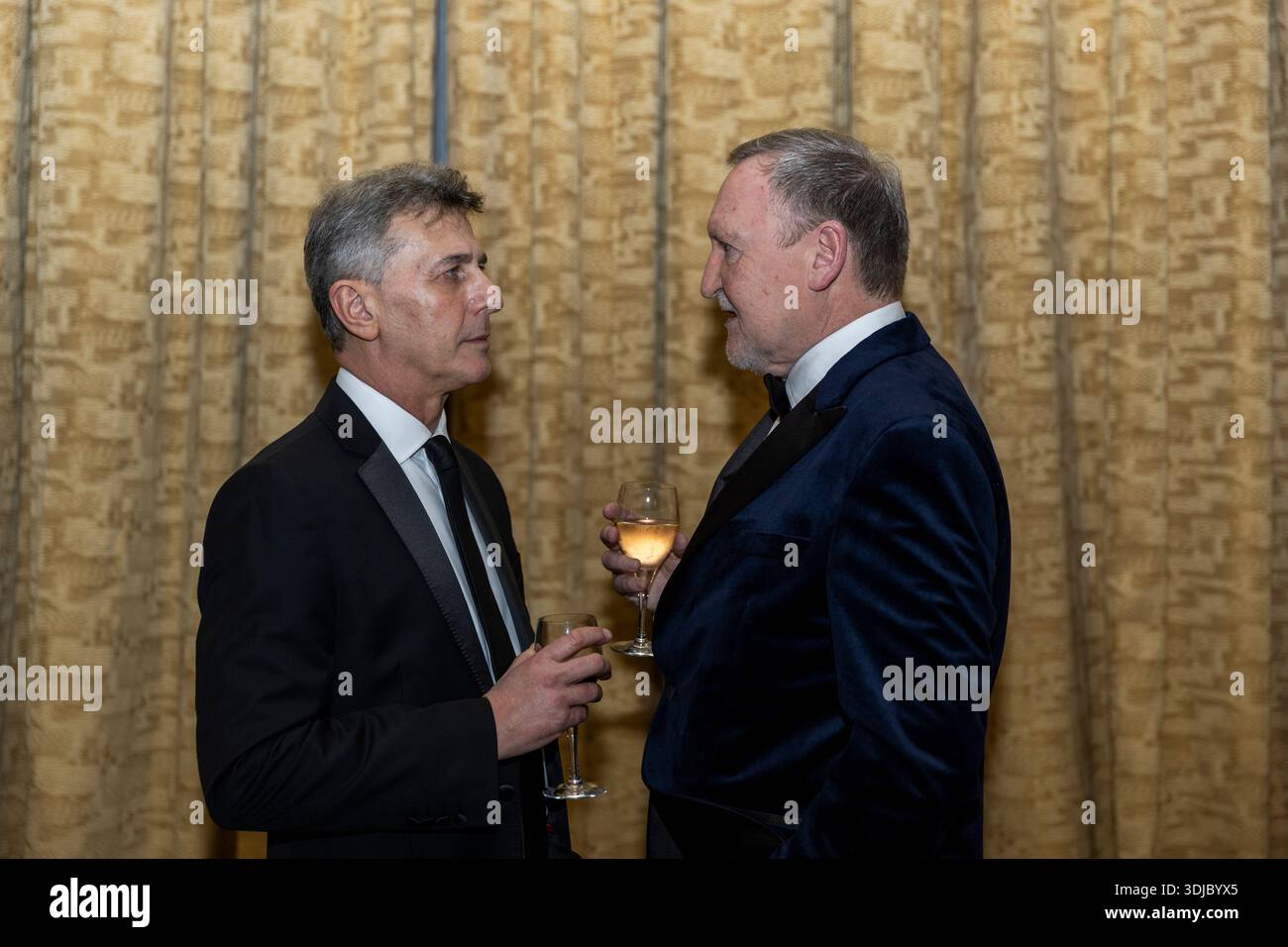 Guests during the VIP reception during FWA's Tribute Night at the ...