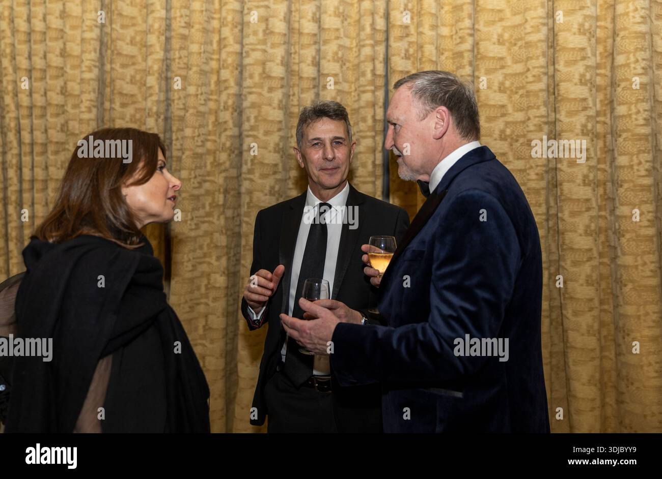 Guests during the VIP reception during FWA's Tribute Night at the ...