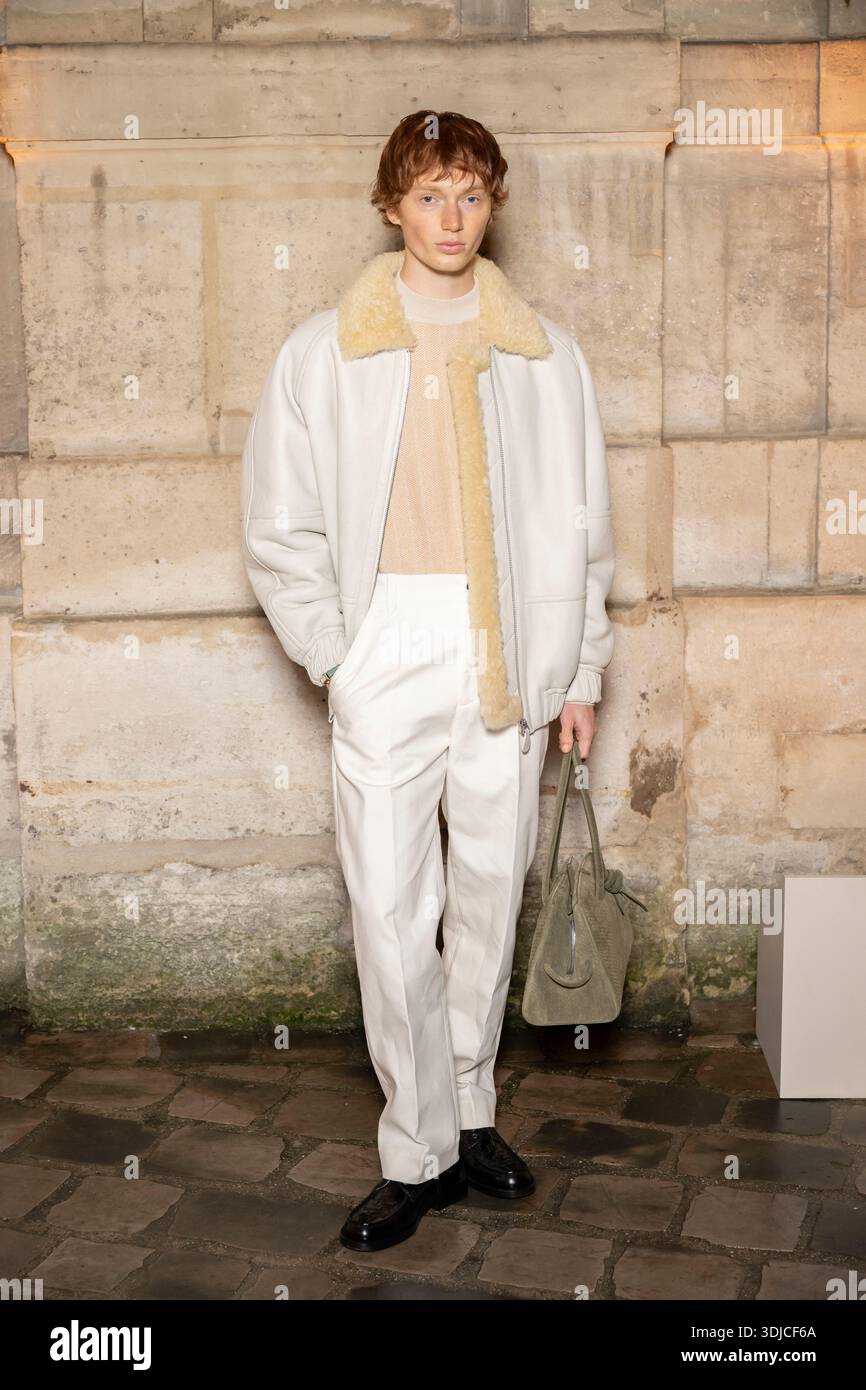Calum Harper attending the Jacquemus Menswear Fall/Winter 2026-2027 ...