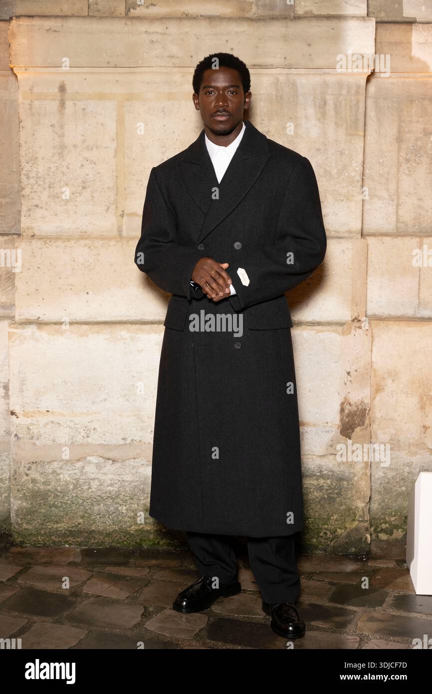 Damson Idri attending the Jacquemus Menswear Fall/Winter 2026-2027 show ...