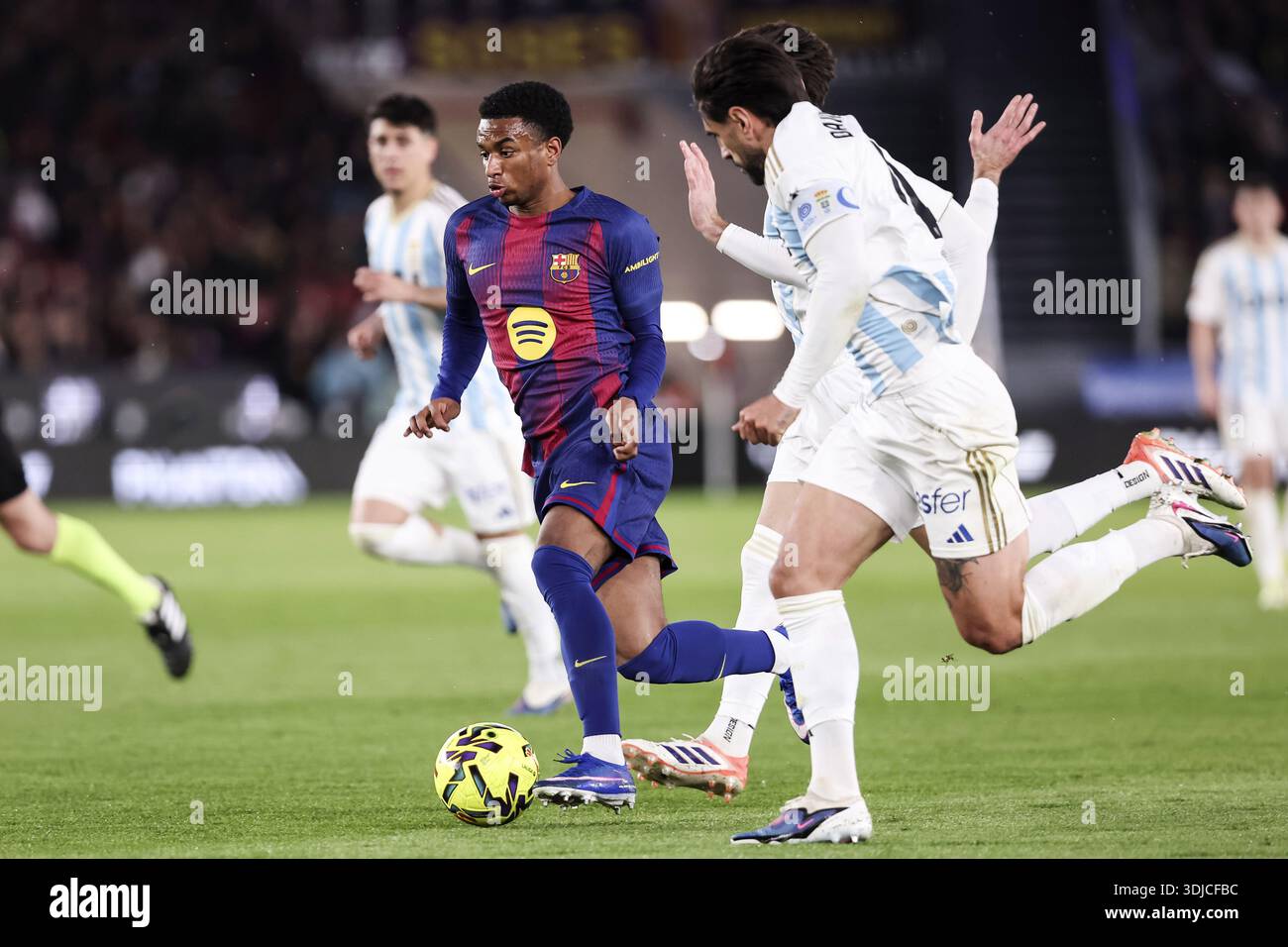 Alejandro Balde of FC Barcelona during the Spanish championship LaLiga ...