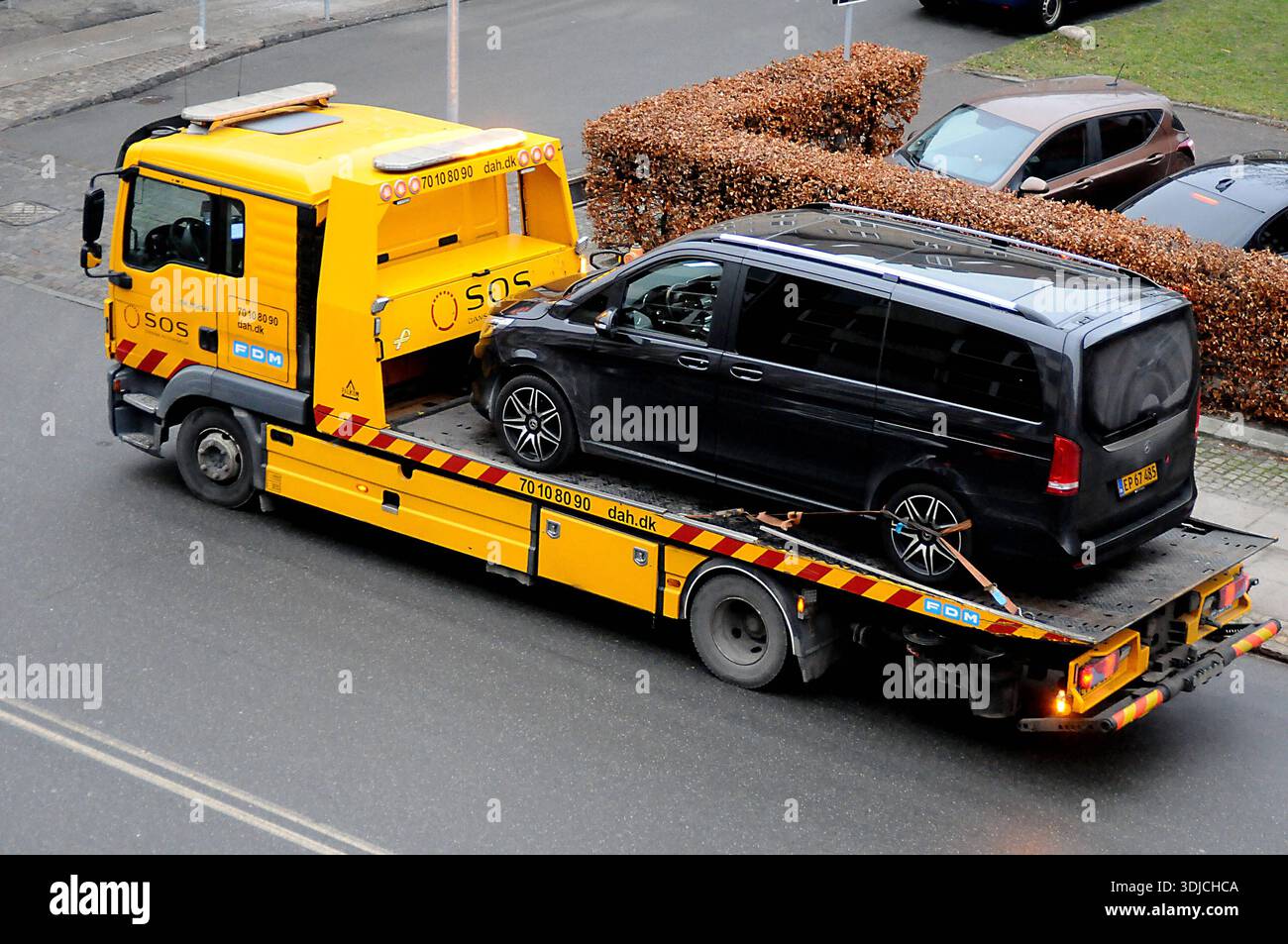 Copenhagen/Denmark /26 JANUARY 2026 / Auto SOS or automhelp in kastrup ...