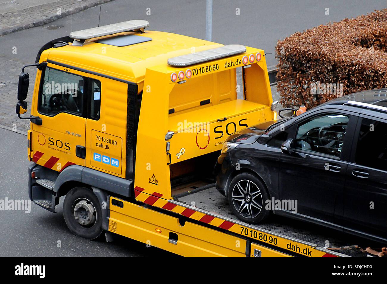 Copenhagen/Denmark /26 JANUARY 2026 / Auto SOS or automhelp in kastrup ...
