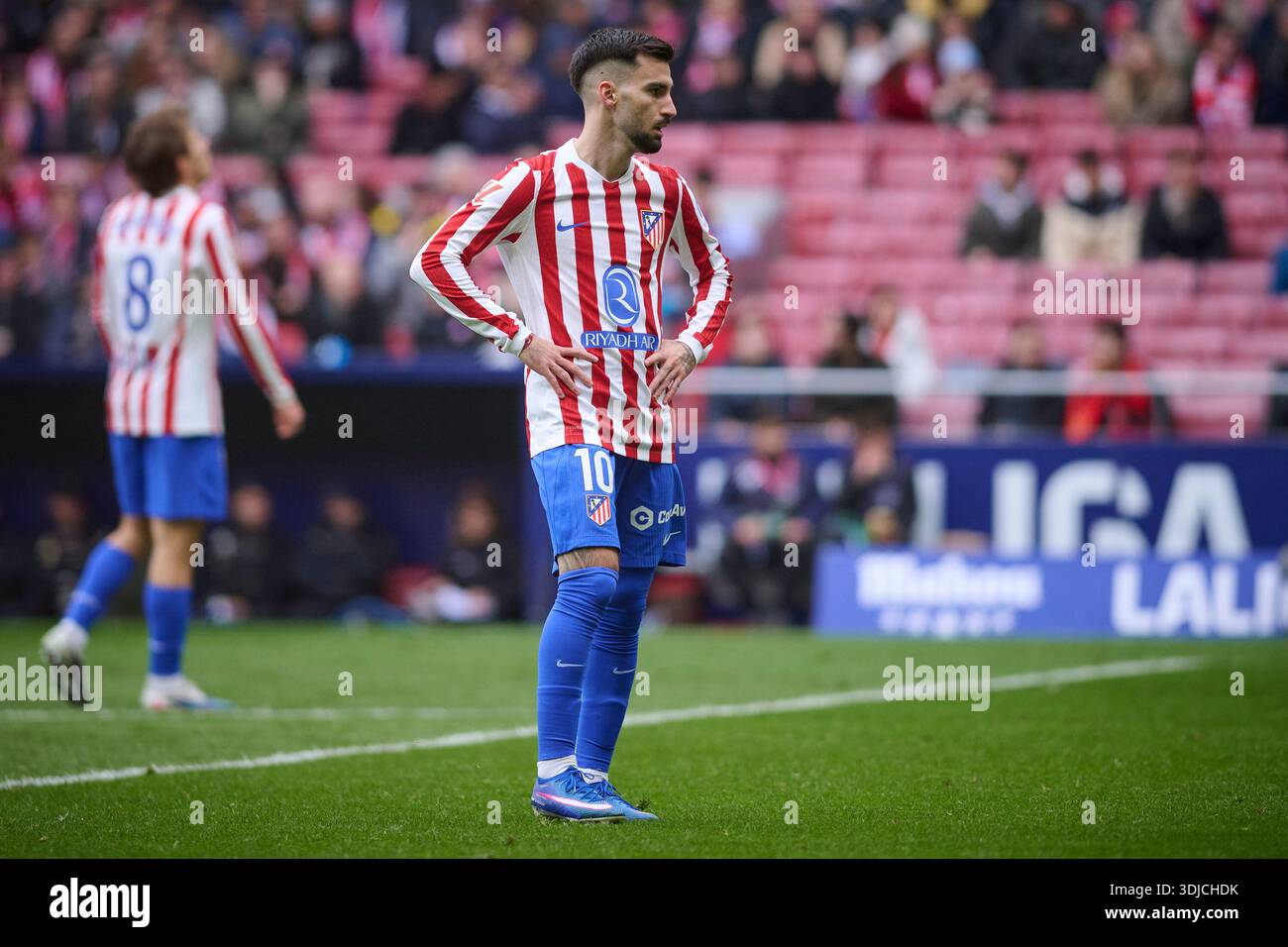 Atletico de Madrid's Alex Baena dejected during La Liga match. January ...