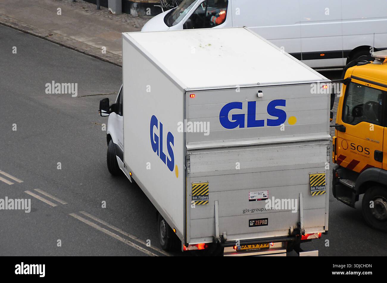 Copenhagen/ Denmark/09 JANUARY 2025/GLS delivery van in action and gls ...