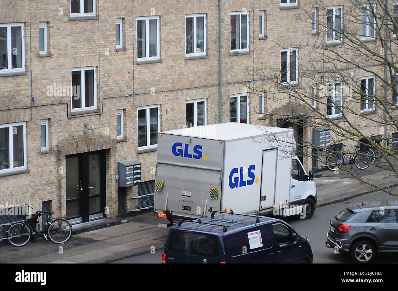 Copenhagen/ Denmark/26 JANUARY 2026/GLS delivery van in action and gls ...