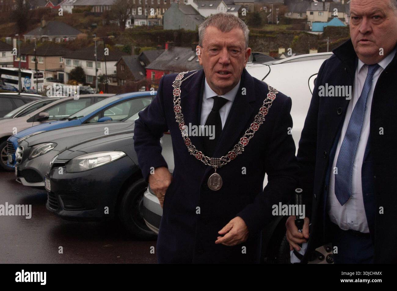 Monday 26th Jan 2026, Bandon West Cork Ireland; The funeral took place ...
