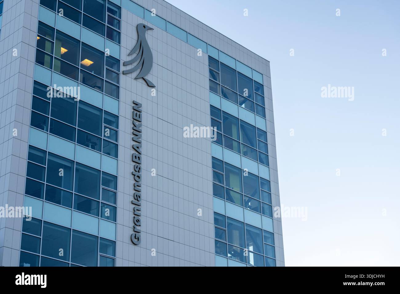 Nuuk, Greenland 20260125. The Bank of Greenland in Greenland's capital ...