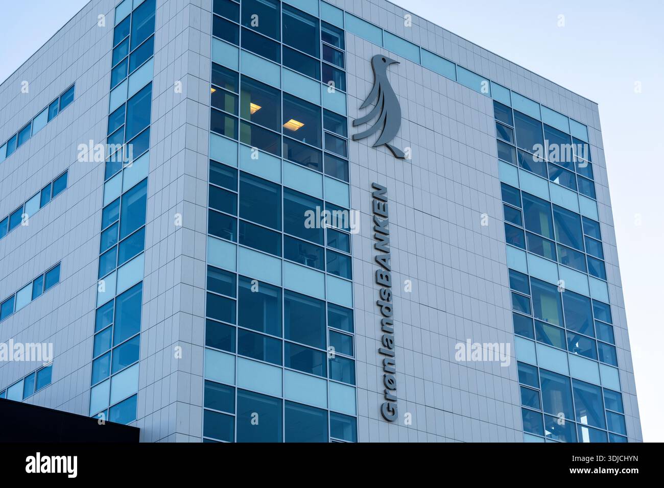 Nuuk, Greenland 20260125. The Bank of Greenland in Greenland's capital ...