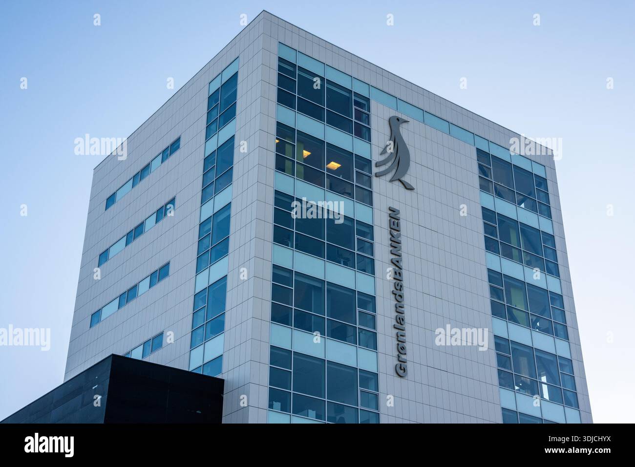 Nuuk, Greenland 20260125. The Bank of Greenland in Greenland's capital ...
