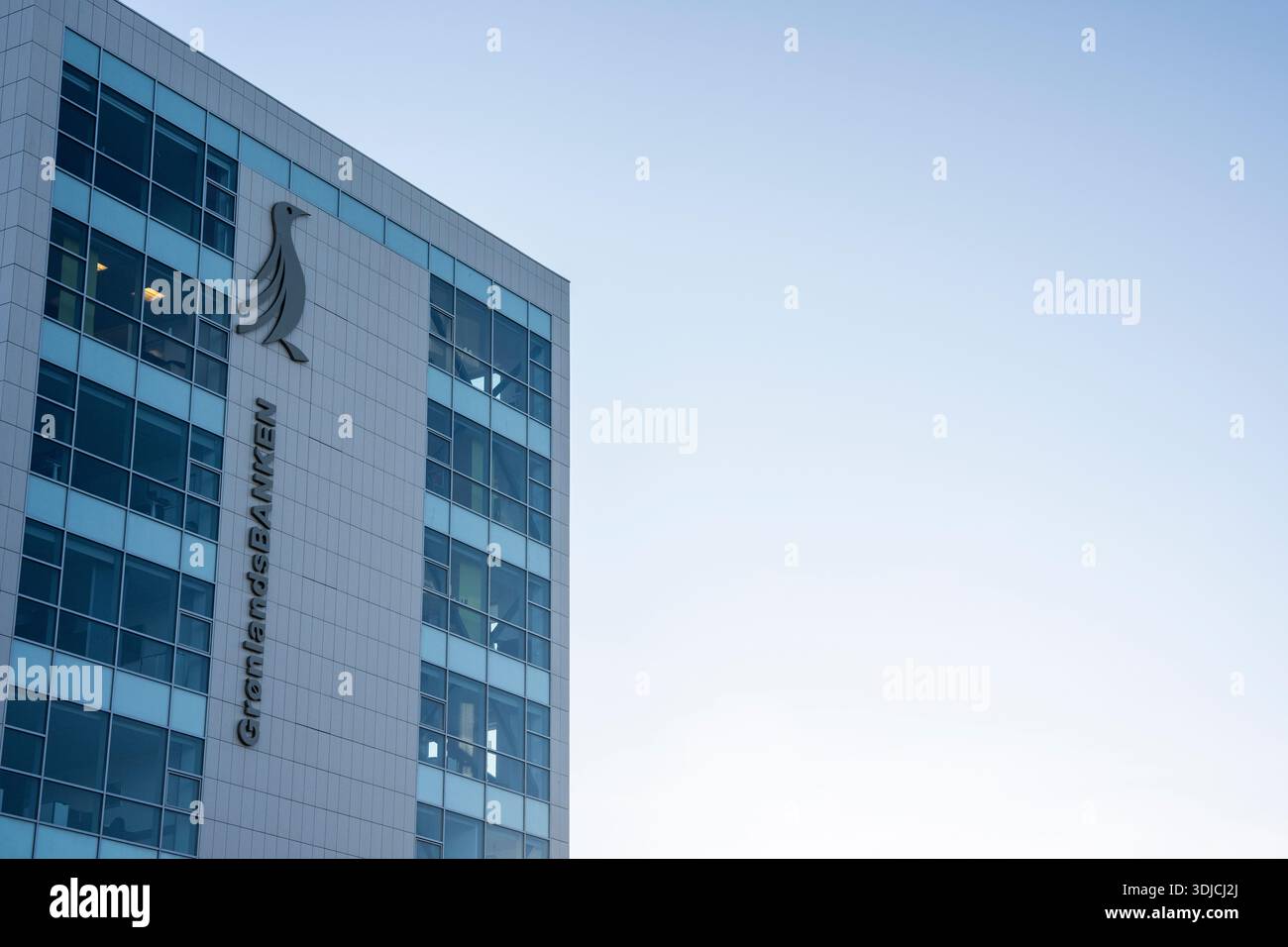 Nuuk, Greenland 20260125. The Bank of Greenland in Greenland's capital ...