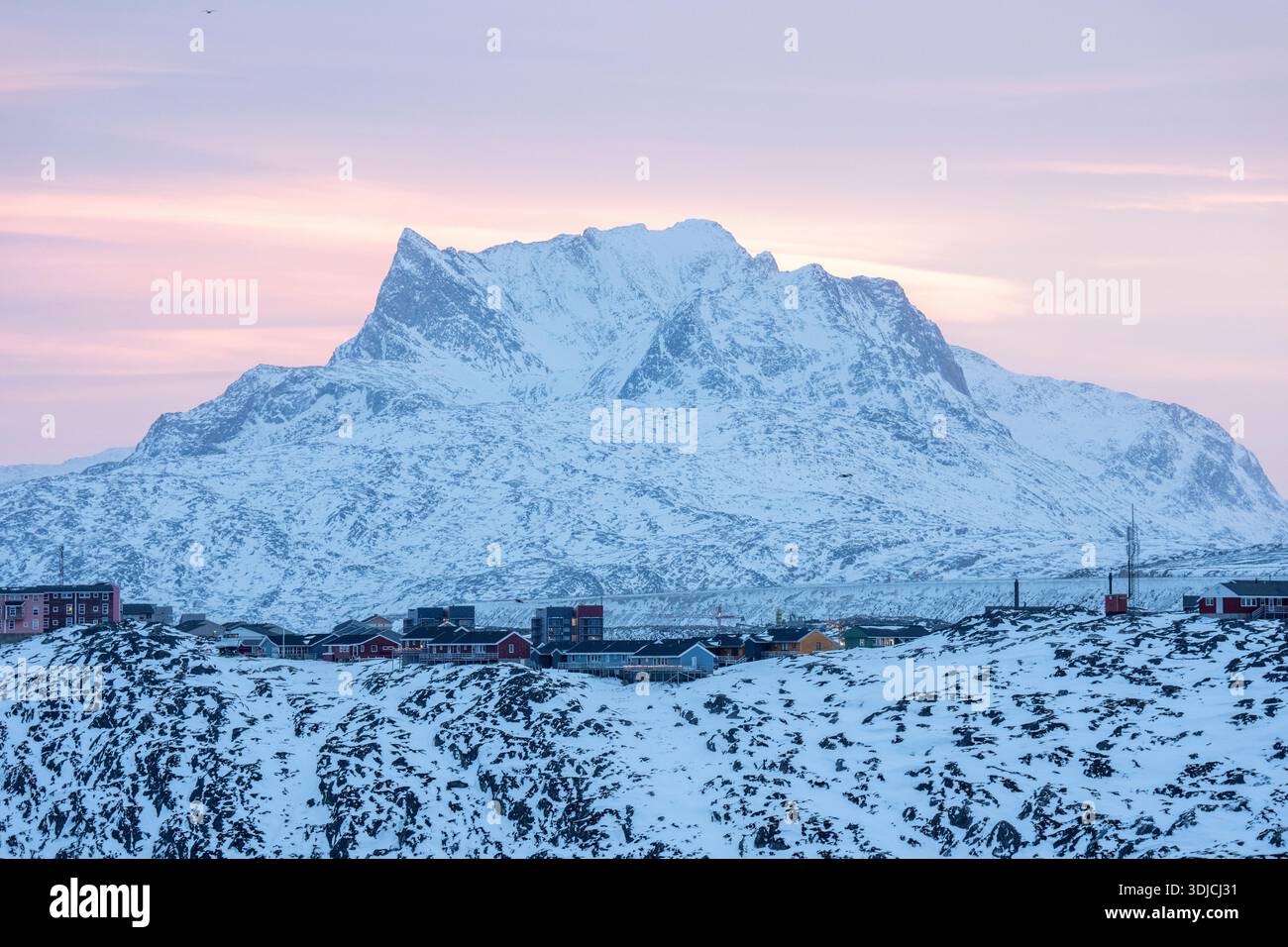 Nuuk, Greenland 20260124. Greenland's capital Nuuk on Saturday 24 ...