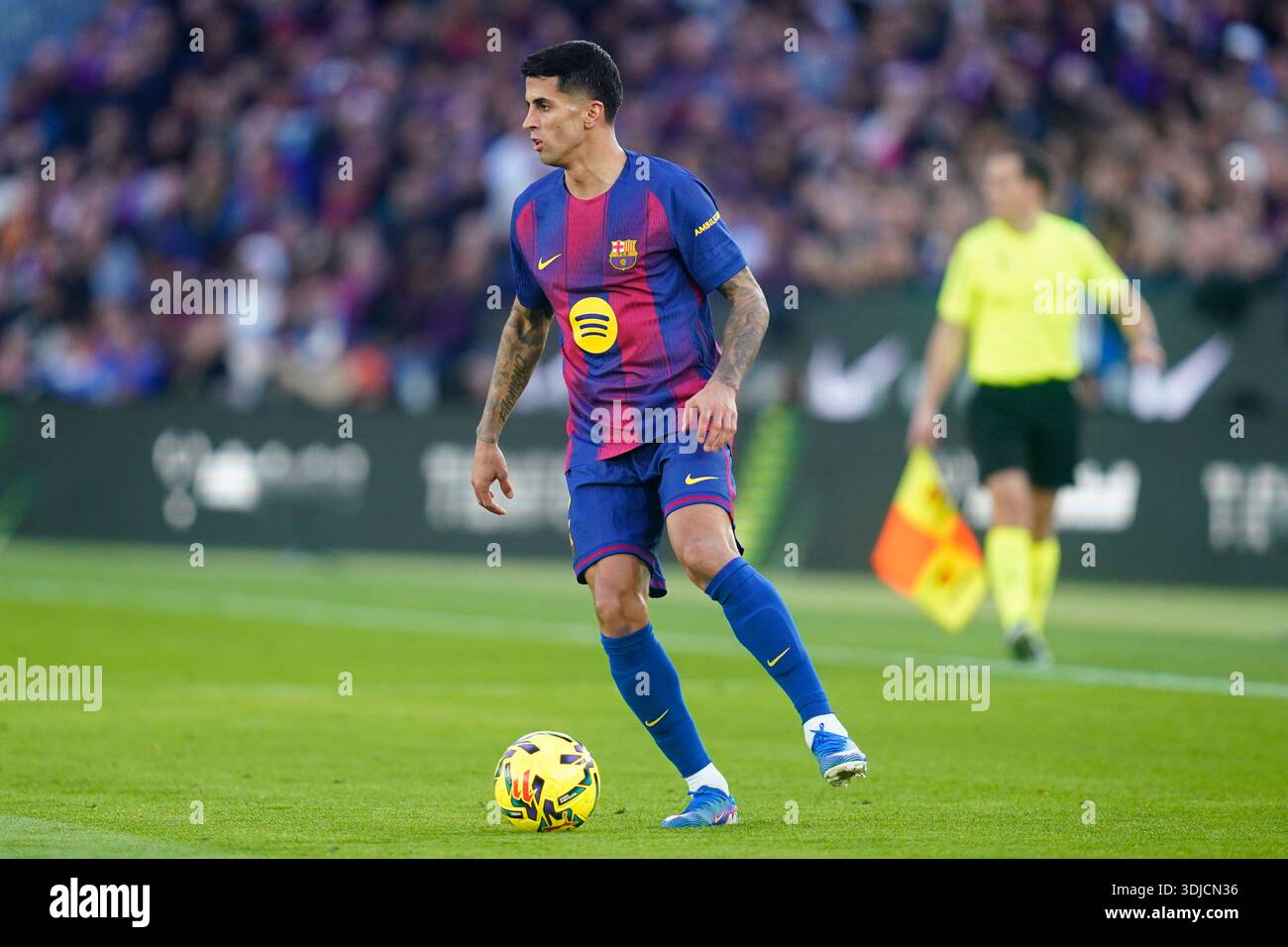 Joao Cancelo of FC Barcelona during the La Liga EA Sports match between ...