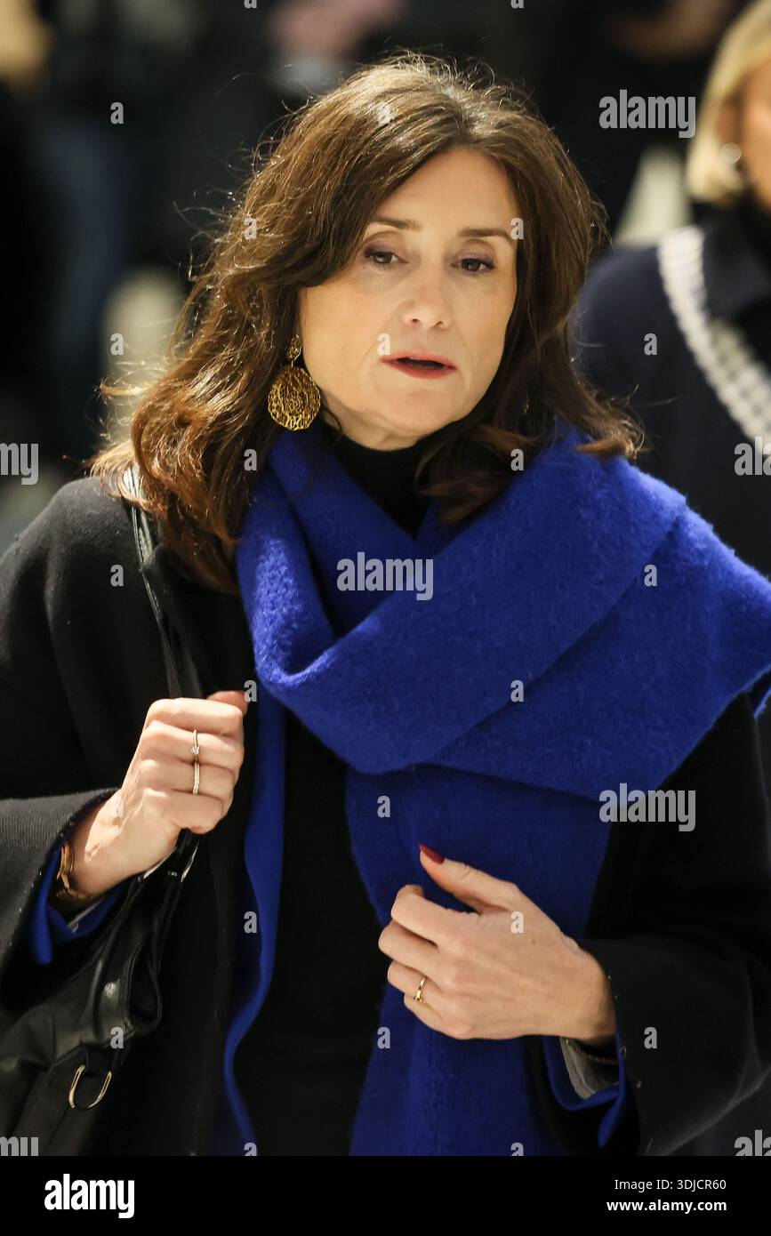 Member of Parliament Sandrine Josso arrives at the courtroom, in Paris ...