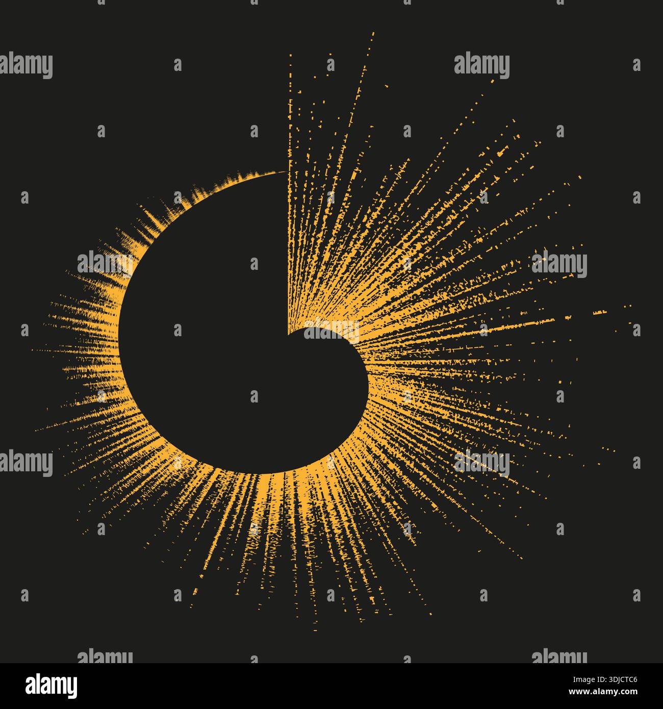 Golden spark explosion. Yellow particle Vector. Bright glitter splash ...
