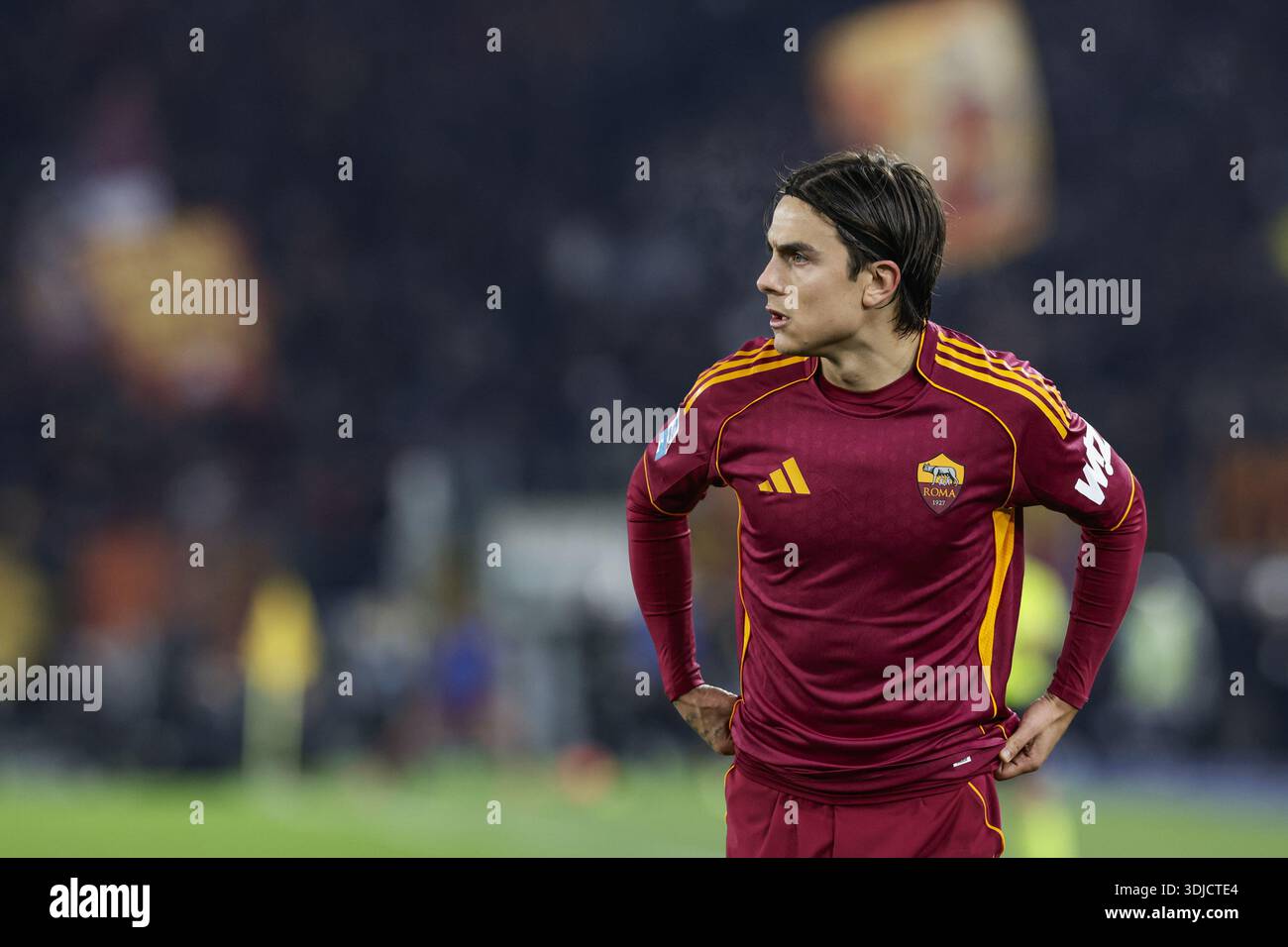 Roma's Argentinian forward Paulo Dybala looks during the Serie A ...