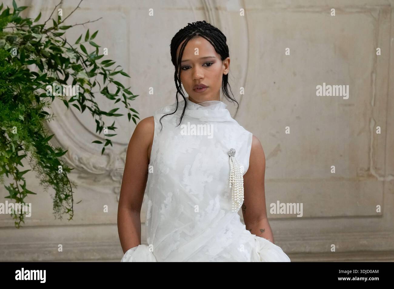 Taylor Russel poses for photographers at the photo call for the ...