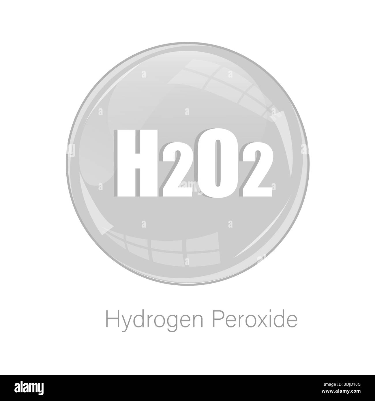 Hydrogen peroxide molecule Black and White Stock Photos & Images - Alamy